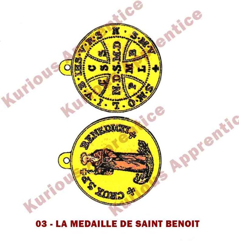 Pentacle La médaille de Saint Benoît - Kurious Apprentice
