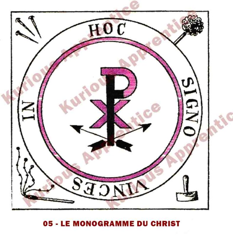 Pentacle le Monogramme du Christ - Kurious Apprentice