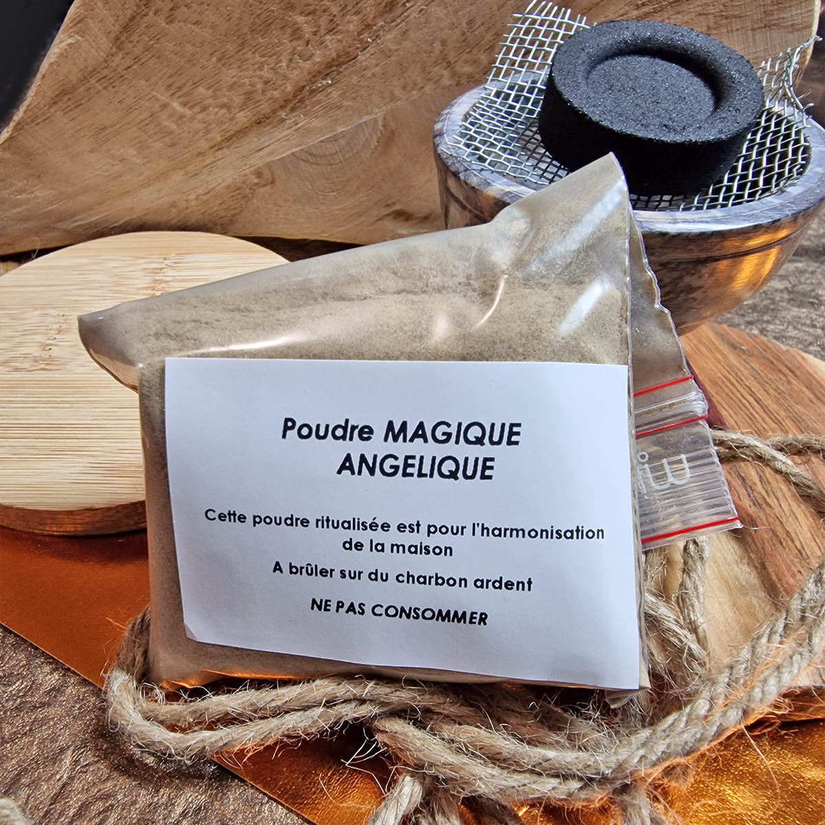 Poudre Magique Angélique - Pour l'harmonisation de la maison - Kurious Apprentice
