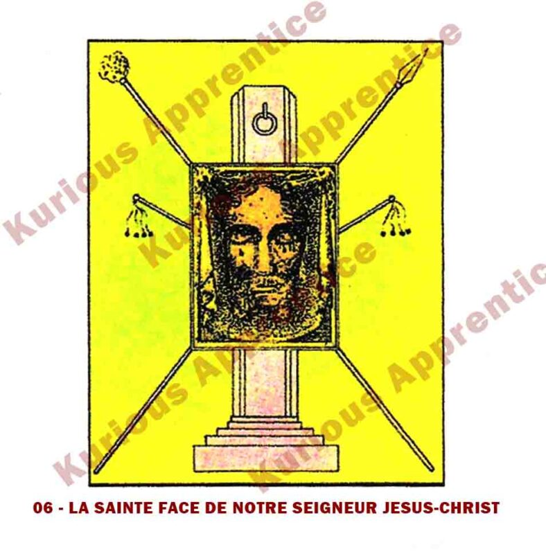 Pentacle La Sainte Face de Notre Seigneur Jesus-Christ - Kurious Apprentice