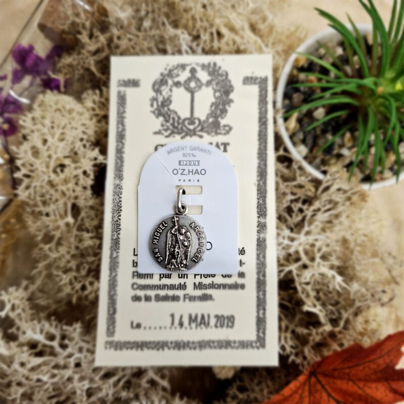 Médaille Sainte Bénie SAINT MICHEL – Argent - Kurious Apprentice